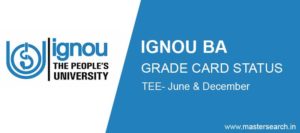 IGNOU Grade Card Dec 2020 Result, Calculator, Not completed