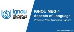 IGNOU MEG 11 Question Papers