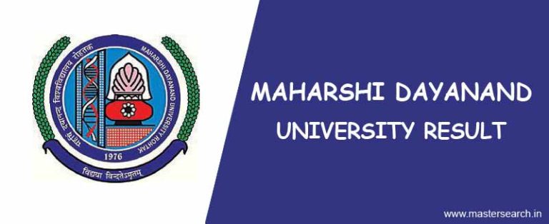 MDU Result 2016 | Maharshi Dayanand University Result 2016